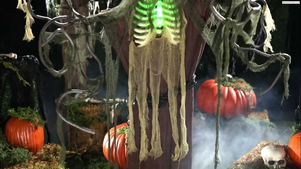 Animated & Light-Up Standing Jack-O’-Lantern Man - YouTube