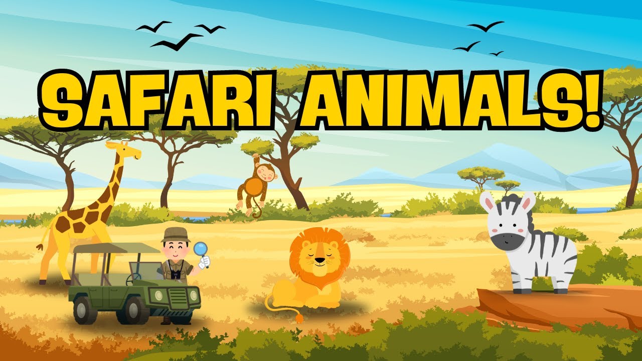 10 AWESOME Safari Animals! - YouTube