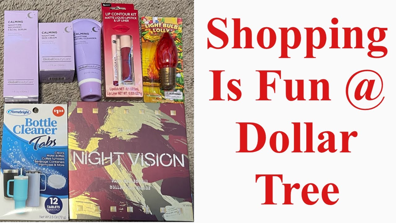 Shopping Is Fun @ Dollar Tree!!! - YouTube