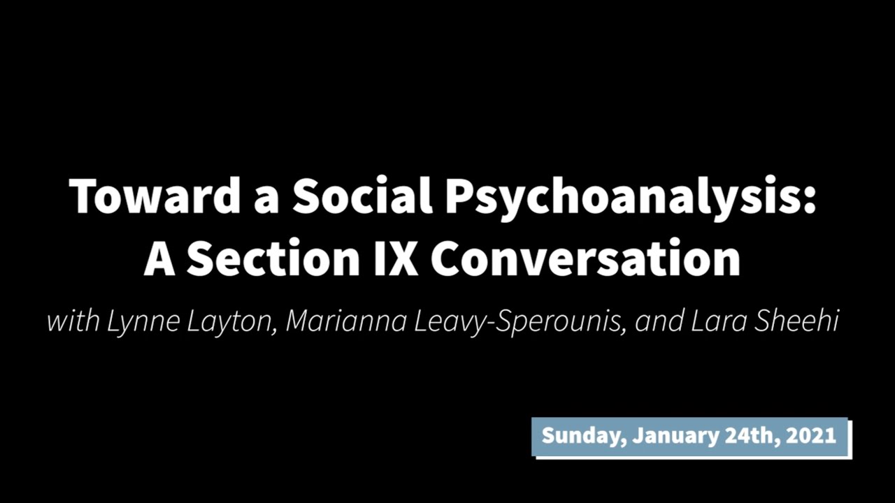 Lynne Layton, Marianna Leavy-Sperounis, and Lara Sheehi: Toward a ...
