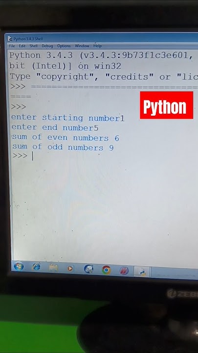 Python Printing Sum Of Even And Odd Number In Range Python Oddeven
