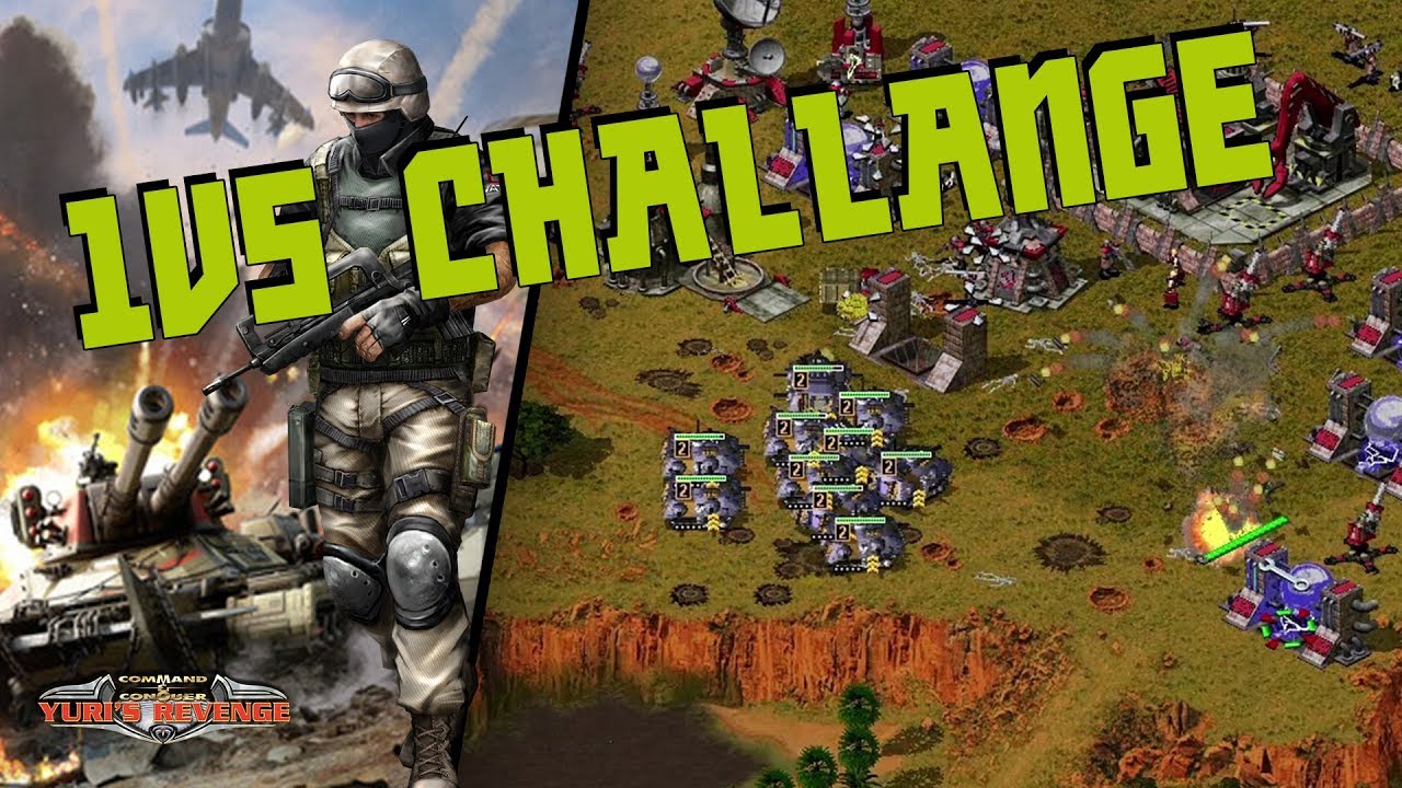 Yuri's Revenge - Capture MCV Challange - 1v5 BRUTAL AI - YouTube