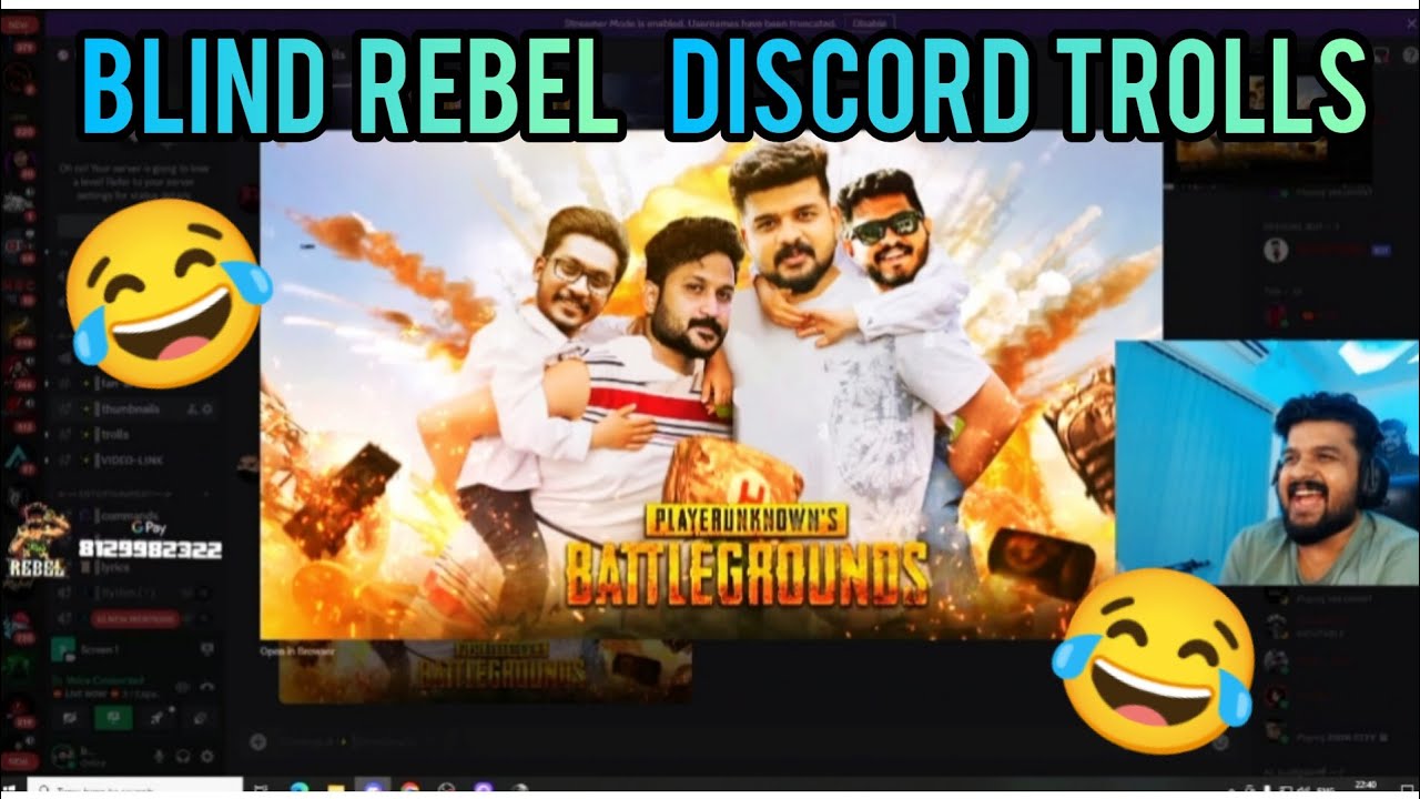 BLIND REBEL. DISCORD TROLLS😂വാസു അണ്ണന്റെ ENTRY😂കാണാത്തവർക്കായി #eaglegaming #txagamingyt #tva # ...
