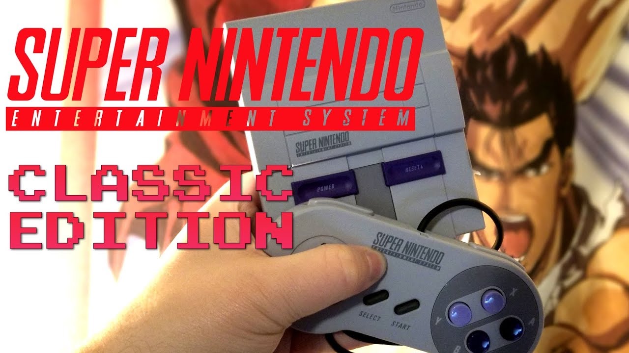 SNES Classic Edition Unboxing + Gameplay! Retro 16-bit Gaming! - YouTube
