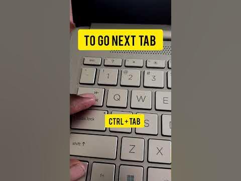 Shortcut key To Jump One Tab - Other Tab in pc / laptop #youtubeshorts ...