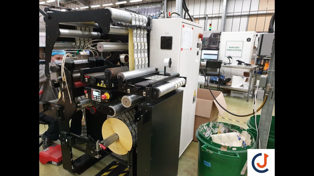 Rotoflex VSI 440 Slitting Rewind Machine Year 2013 - YouTube