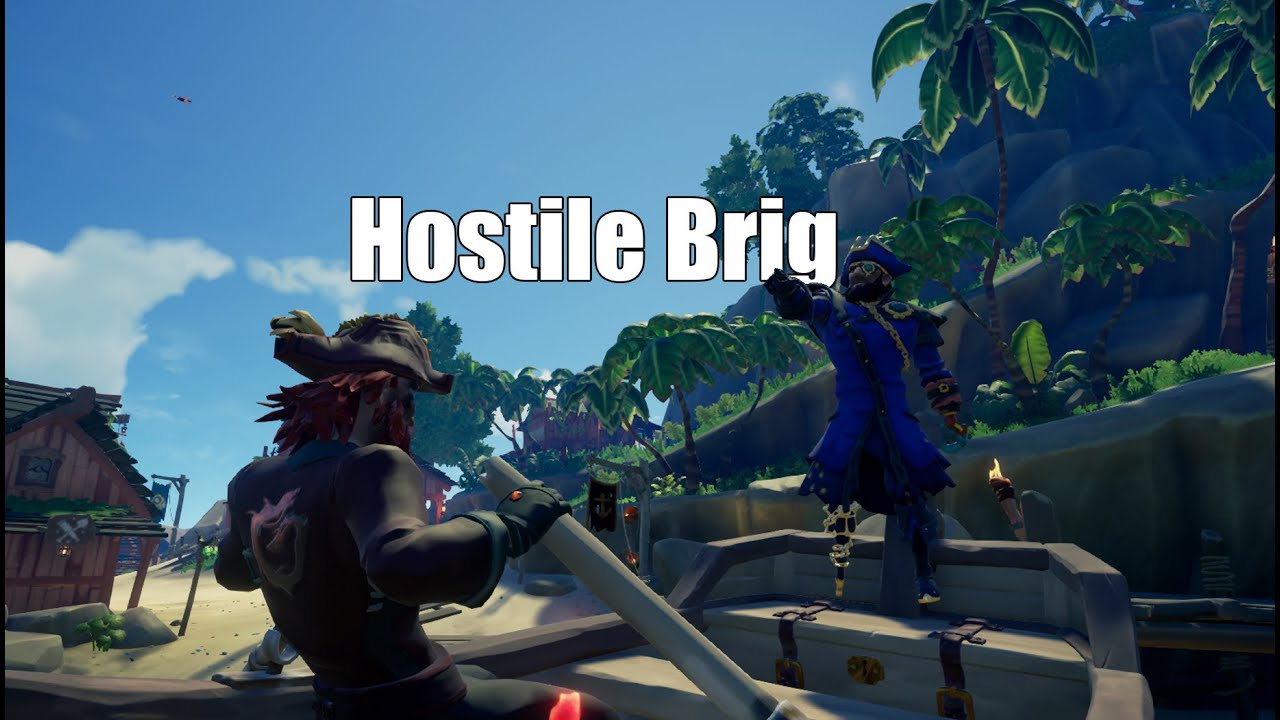 Hostile Brig in Sea of Thieves - YouTube