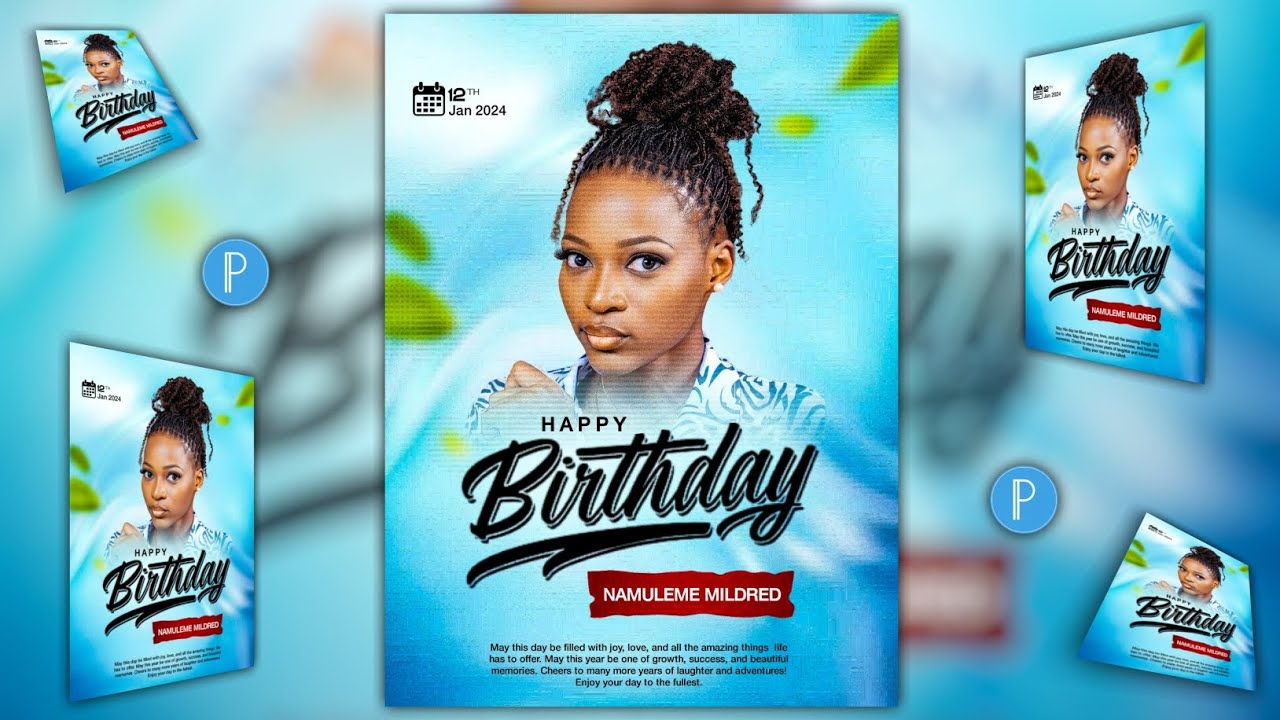 New Ways of Designing Professional STUNNING BIRTHDAY FLYERS in pixellab ...