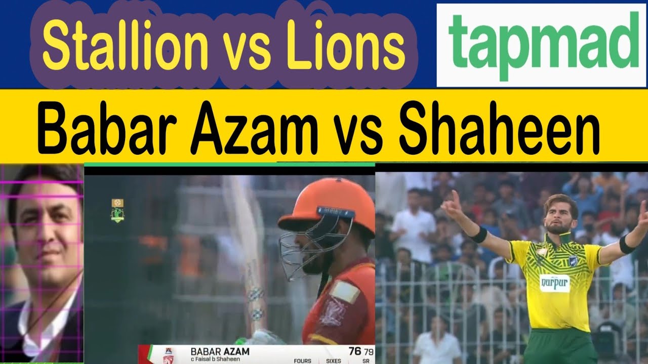 Babar Azam show form in Champions Cup | Stallions vs Lions | ICC ...
