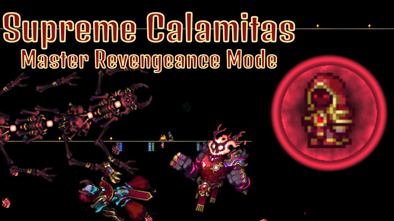 Terraria Calamity Mod - Supreme Calamitas Master Revengeance Mode - YouTube