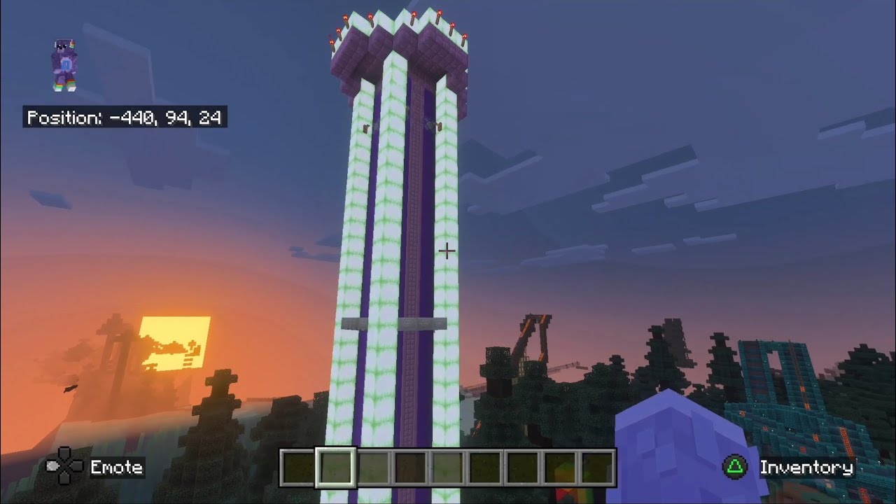 Minecraft Theme Park: Atmosphere Drop Tower - showcase - YouTube