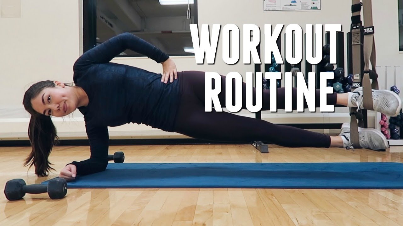 Day in my life of winter break | workout routine & seeing friends ...