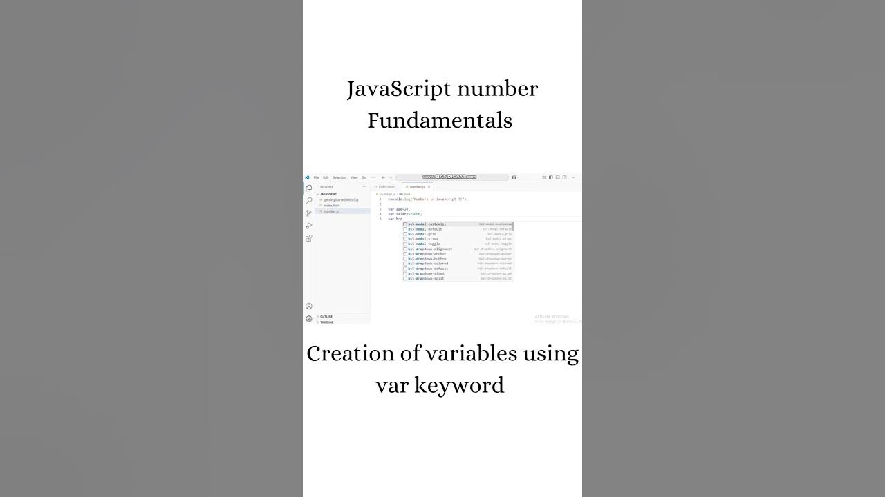 javaScript number fundamentals - YouTube