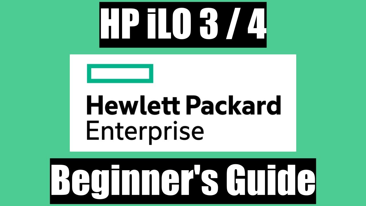 HP iLO 3/4 Beginner's Guide - YouTube