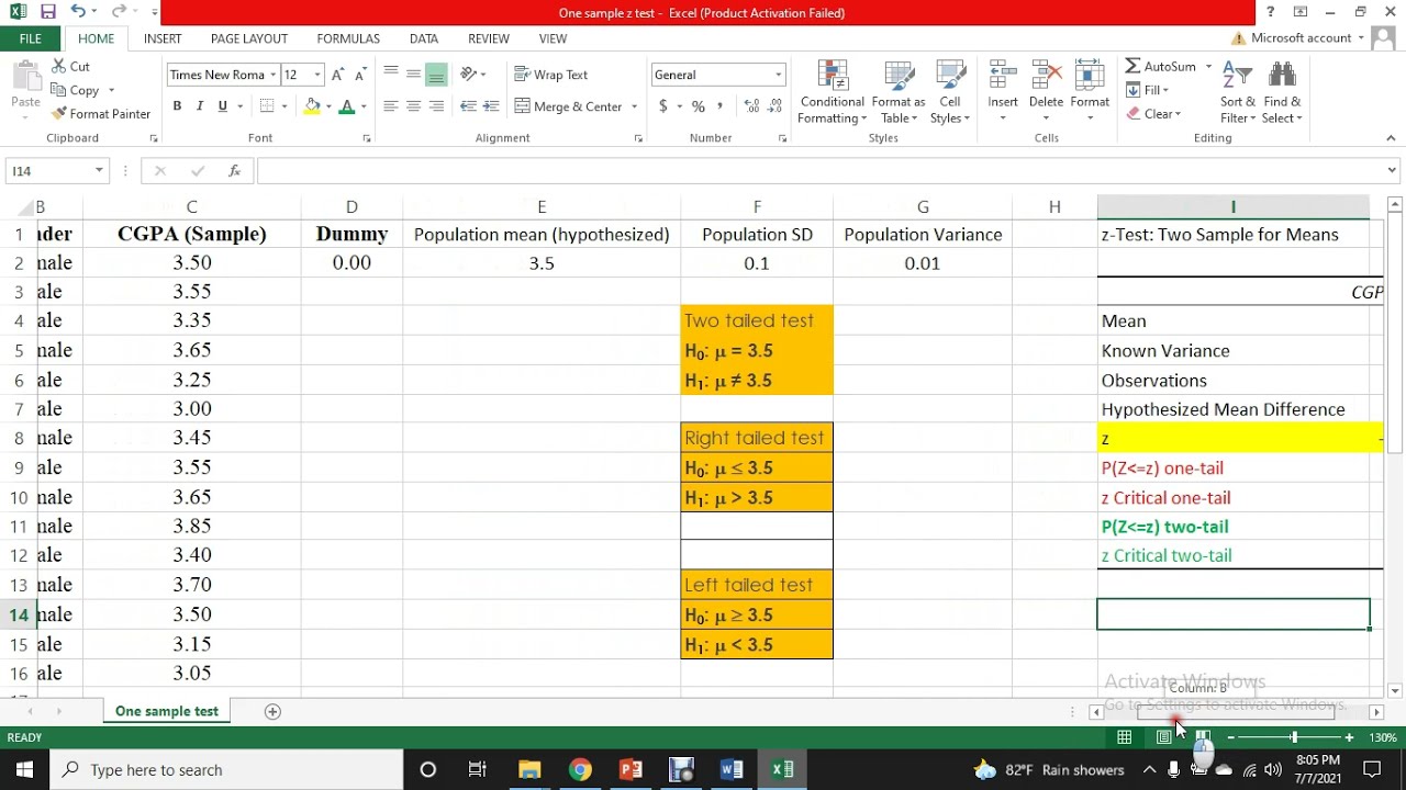 One Sample T test In Excel Data Analysis In Excel Udemy YouTube one-sample-t-test-in-excel-data-analysis-in-excel-udemy-youtube