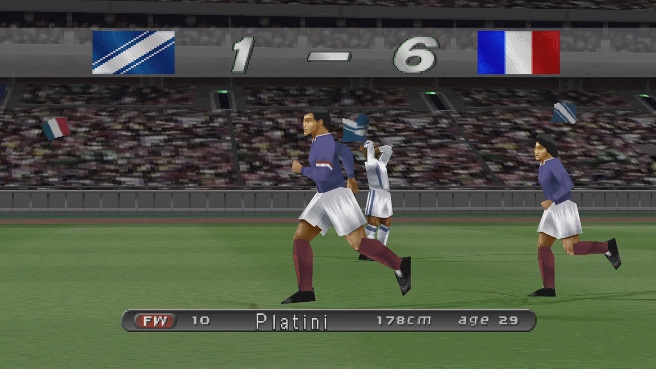 Winning Eleven - Classic FRANCE Vs ALL STARS (Difficult) - YouTube
