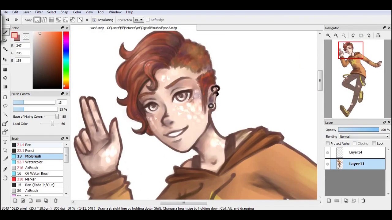 🔥 Xan OC - FireAlpaca Speedpaint 🔥 - YouTube