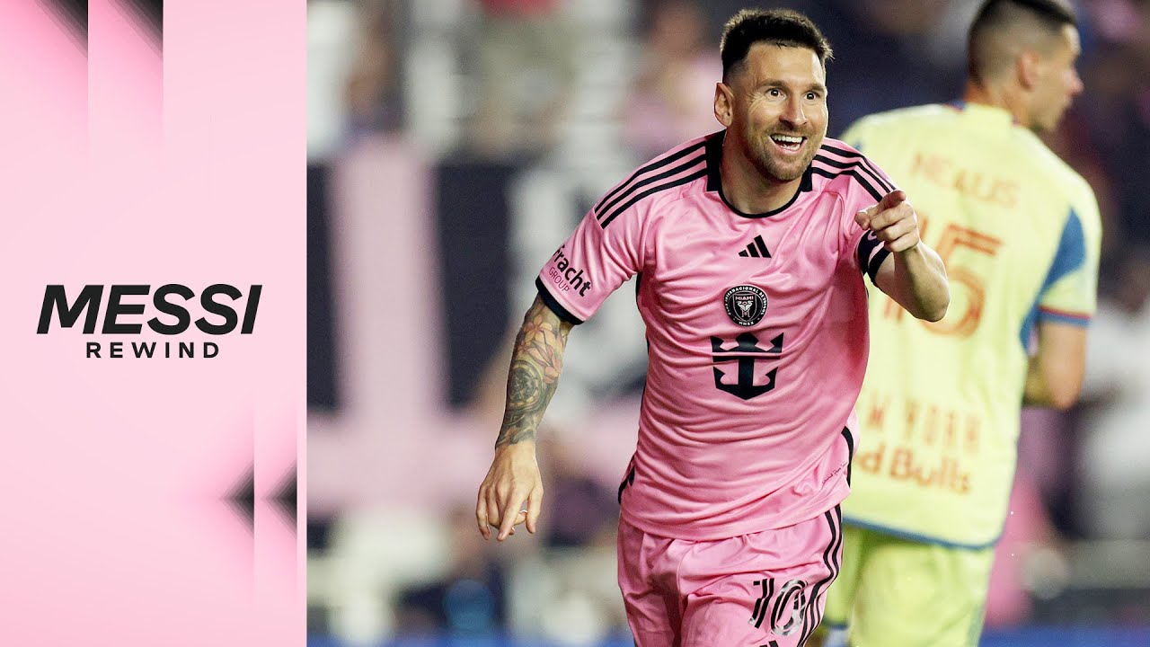 Lionel Messi Breaks TWO MLS Records Against RBNY | Messi Rewind - YouTube