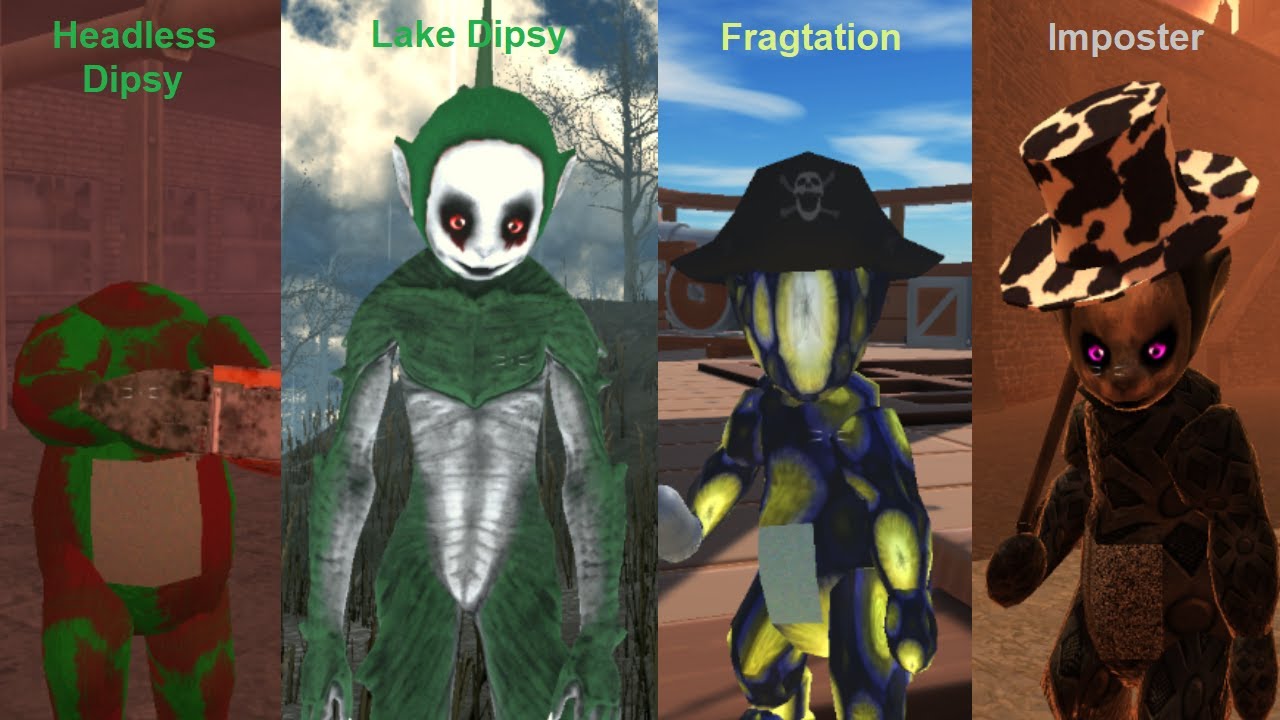 Slendytubbies: Firework | Headless Dipsy, Lake Dipsy, Fragtation ...