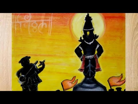 Awesome Shadow drawing on Vitthal Dev - YouTube