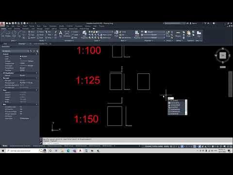 Comando SC autocad- escalar/scale con referencia de escala - YouTube