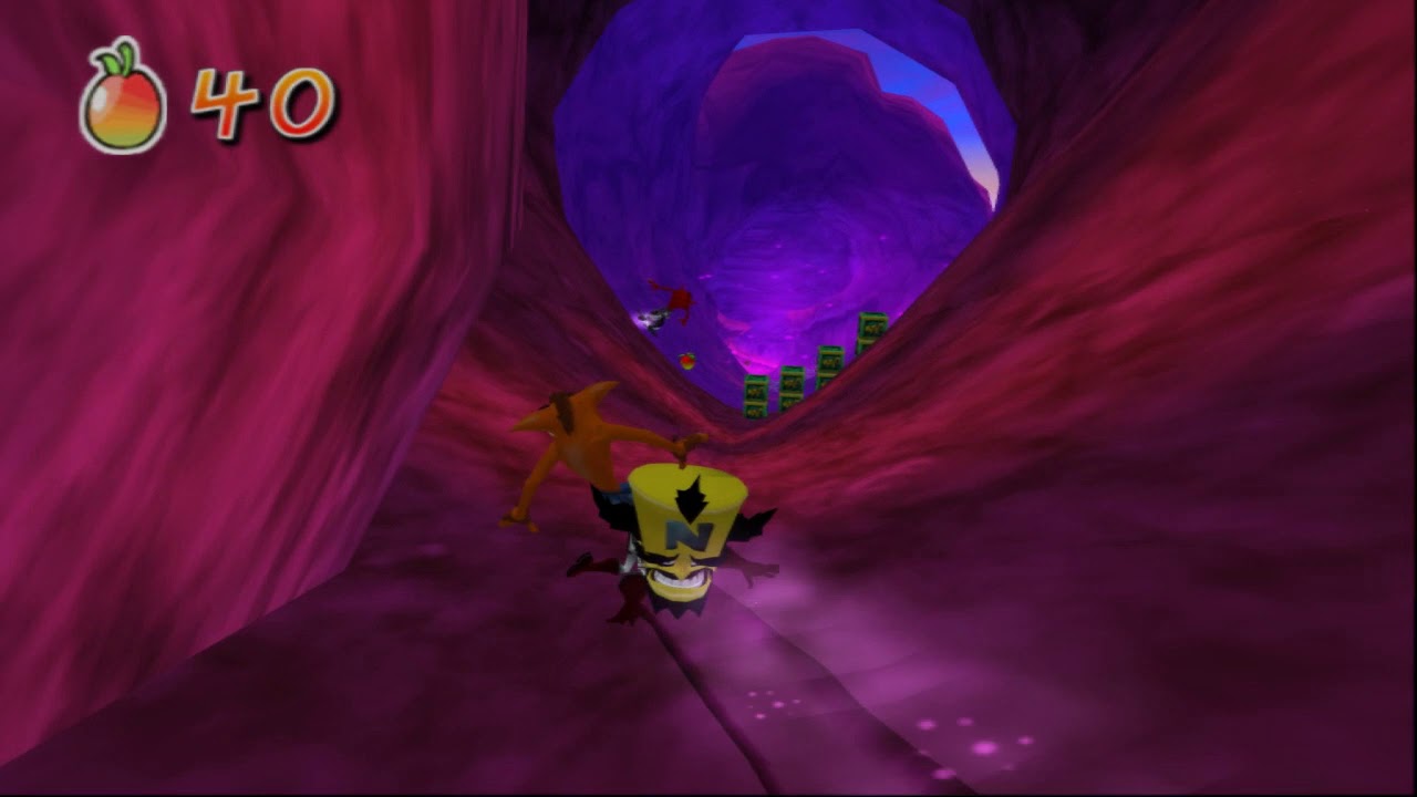 Crash Twinsanity (PS2) walkthrough - Rock Slide Rumble - YouTube