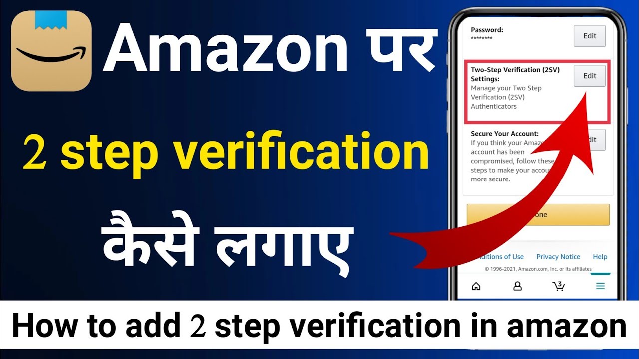 Amazon Par 2 Steps Verification Kaise Add Kare How To On Two Step
