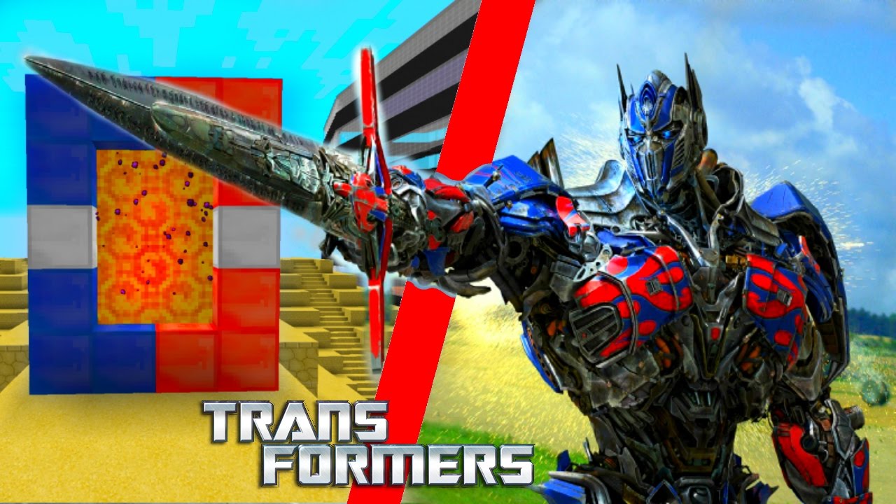 HOW TO MAKE A PORTAL TO THE DIMENSION OF TRANSFORMERS IN MINECRAFT ...