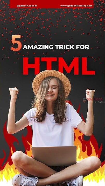 Html Hacks That Will Blow Your Mind Html Tutorial For Beginners Youtube