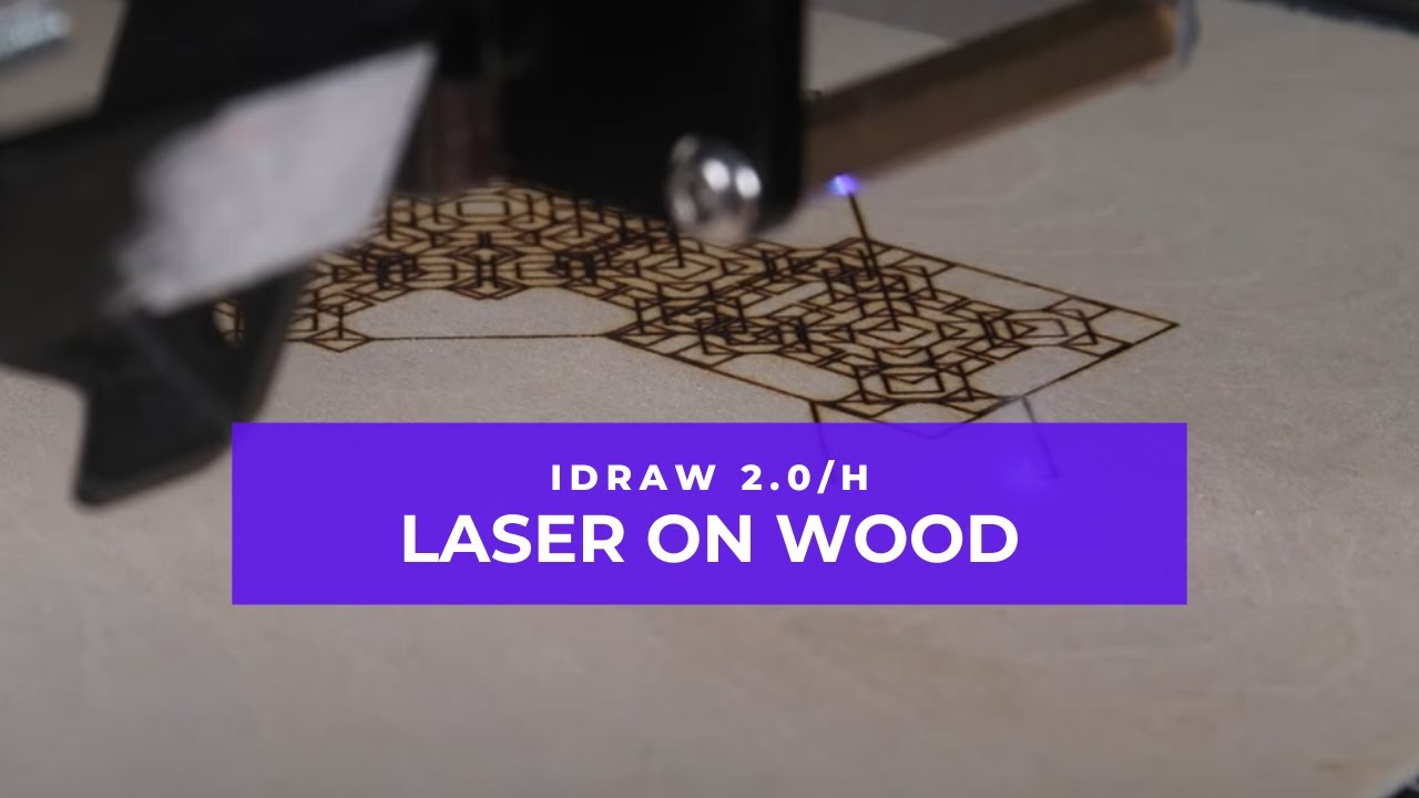 Dance of Light and Wood: Veneer Laser Engraving with iDraw - YouTube