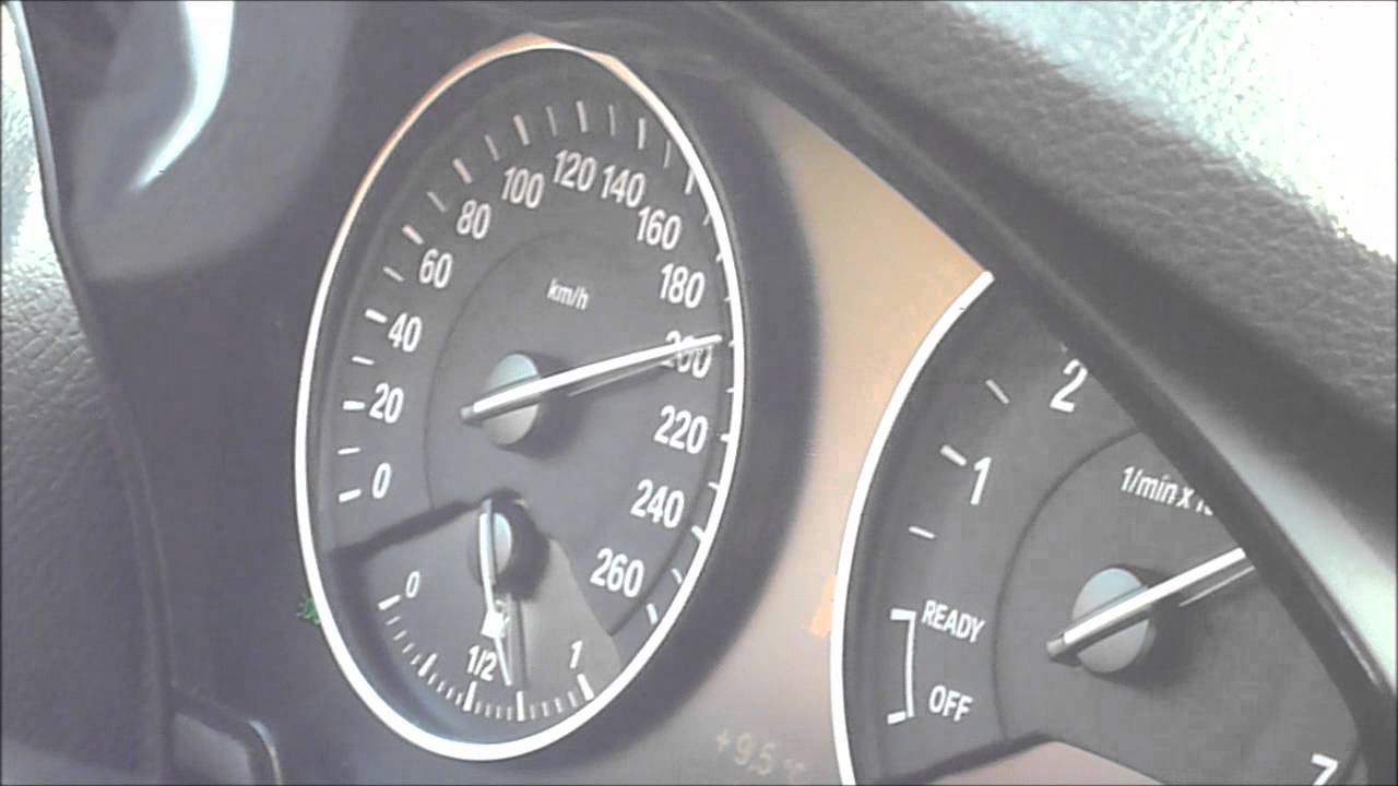 Speedometer Video BMW 118i F20 with HARTGE Engine Upgrade - YouTube