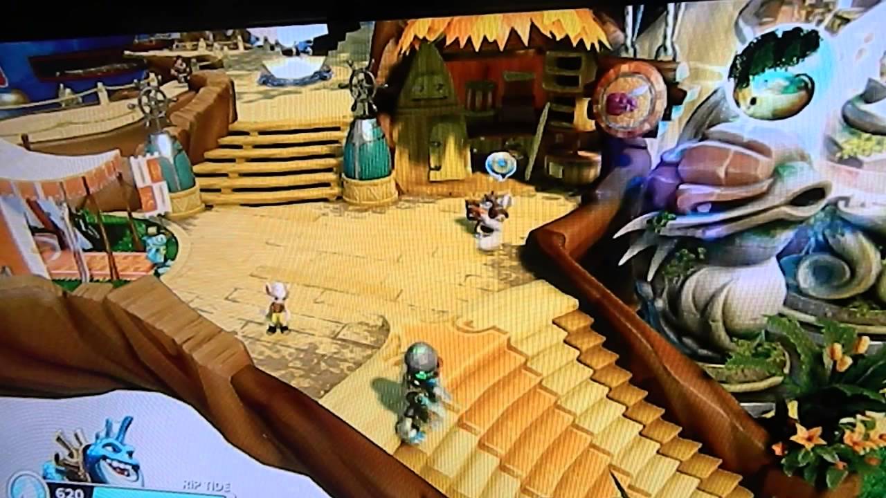 Skylanders Swap Force - Silly Riptide, that whale can't splash in mid ...