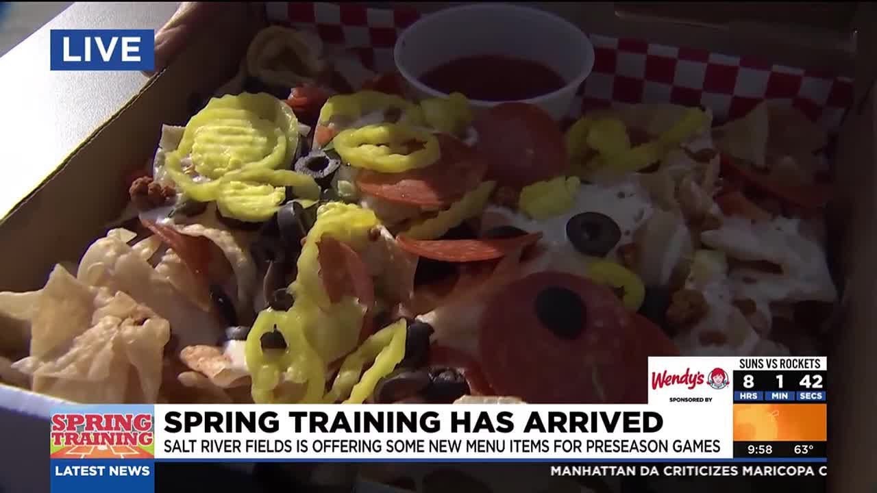 Chow down on new food items at Salt River Fields - YouTube