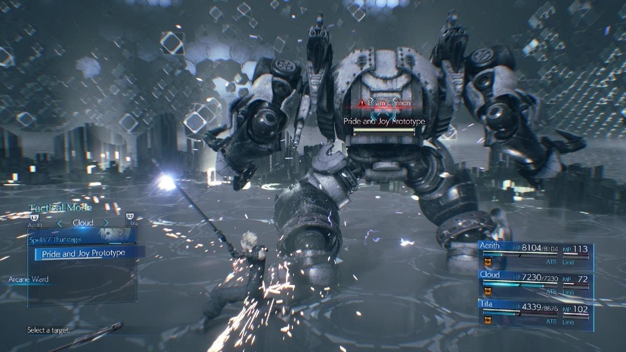 Final Fantasy 7: Remake - Pride and Joy Prototype Stunlock - YouTube