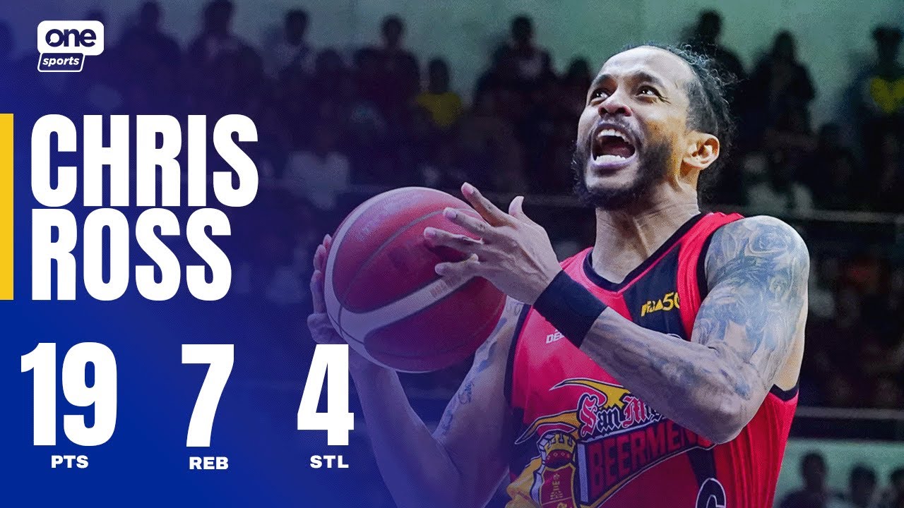 Chris Ross COMES ALIVE for the San Miguel Beermen 🔥 | PBA SEASON 49 ...