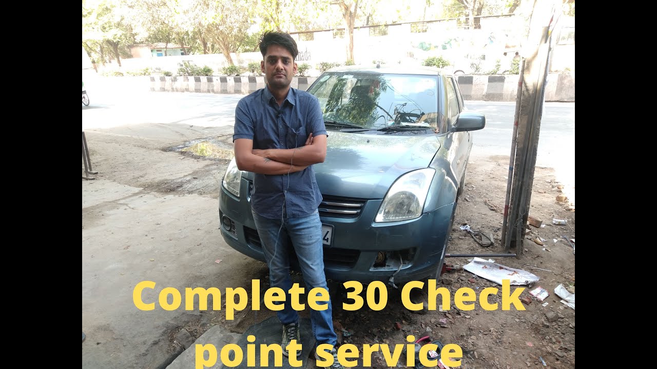 Complete 30 CHECK POINTS car service - YouTube