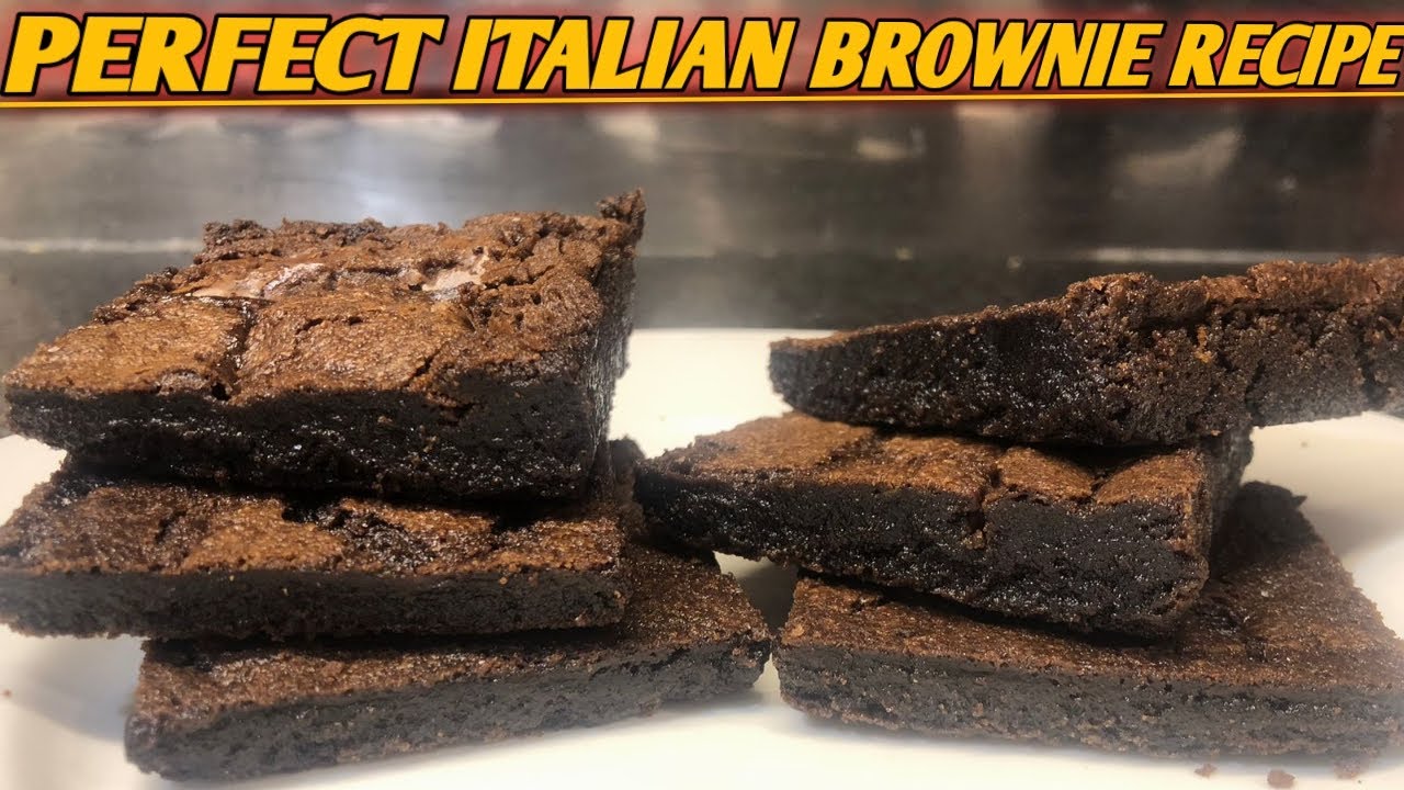 The best Italian brownie recipe|simple way of making The perfect fudge ...