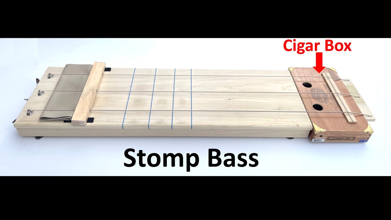 Cigar Box Stomp Bass and Axe Handle Guitar - YouTube