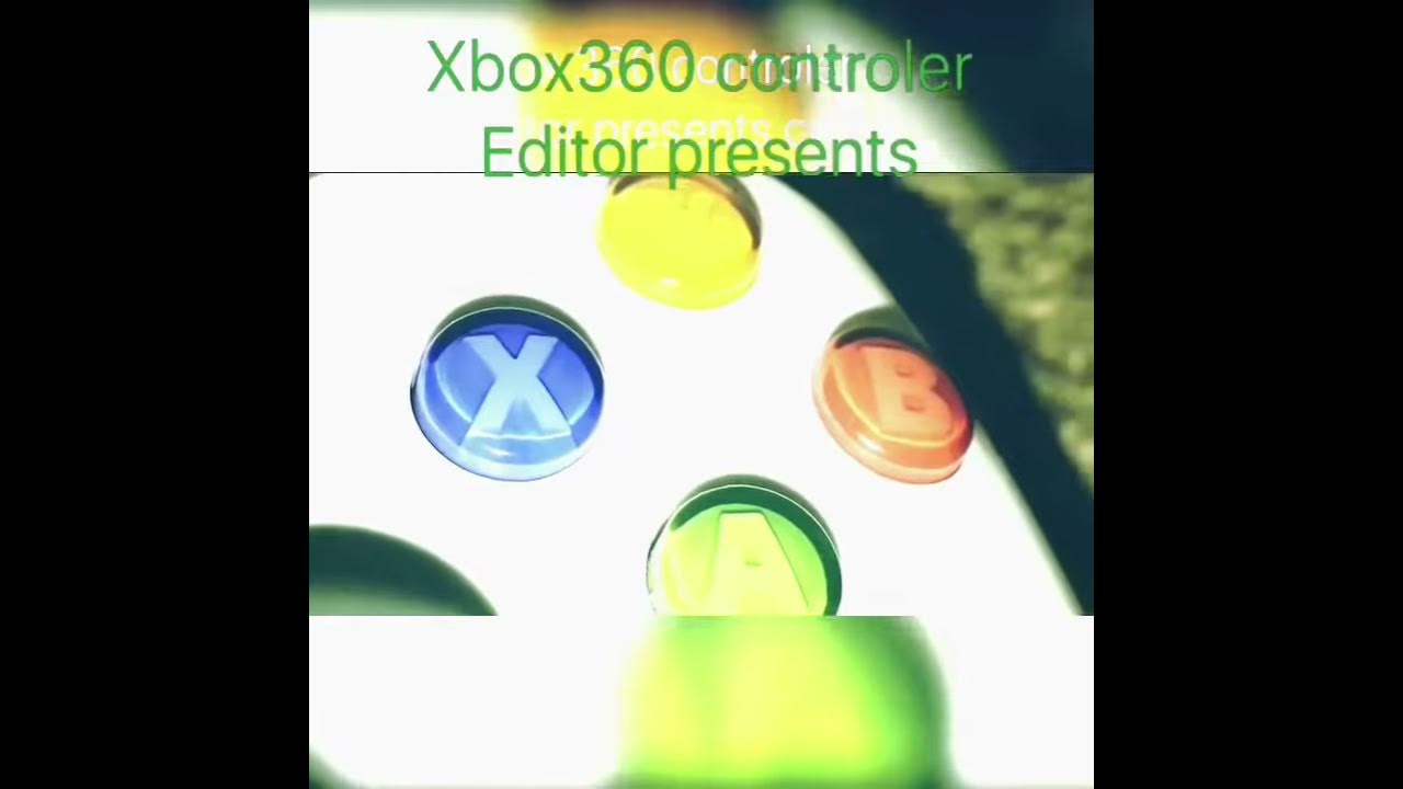 Xbox controller front view. - YouTube