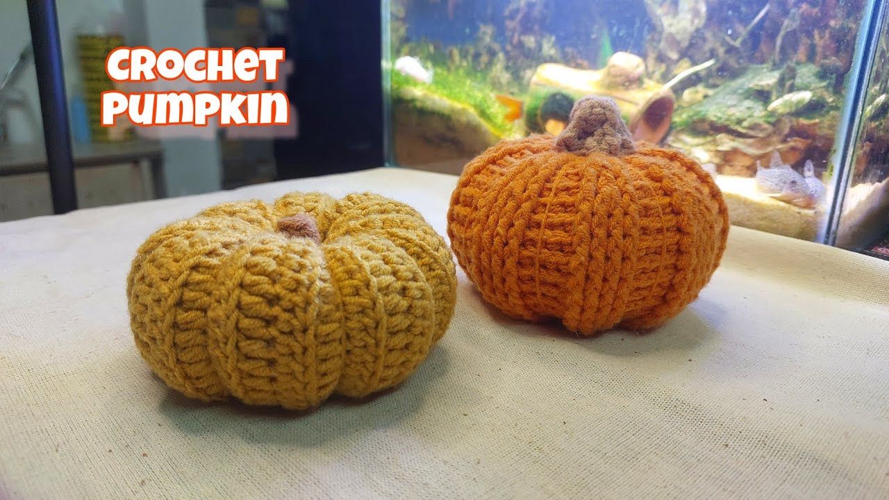 Easy Crochet Pumpkin tutorial (ENG CC) - YouTube