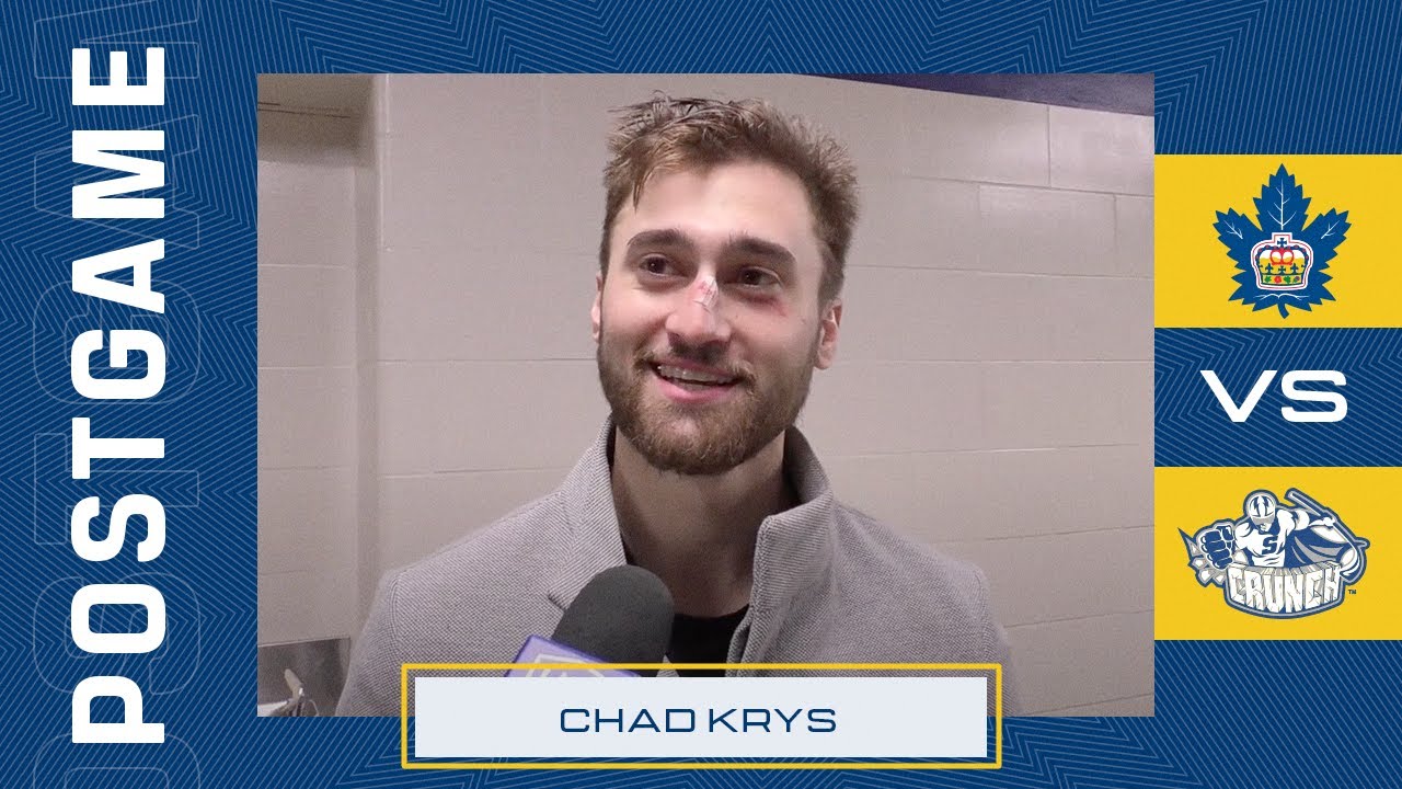 Chad Krys Post Game | Toronto Marlies at Syracuse Crunch | March 12 ...