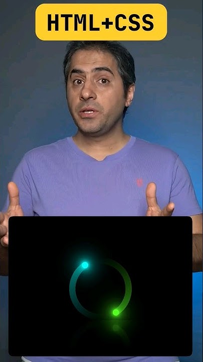 CSS | Glowing Ring Loading - YouTube