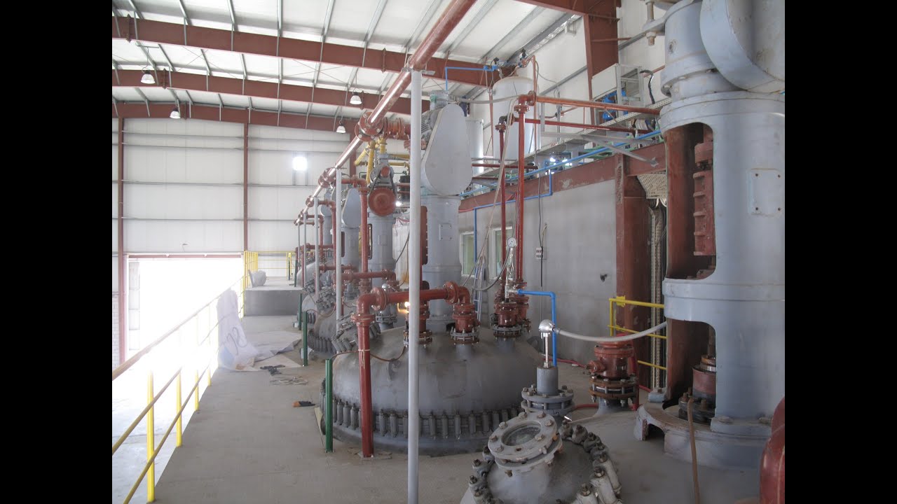 Naphthalene Superplasticizer Production Line - YouTube