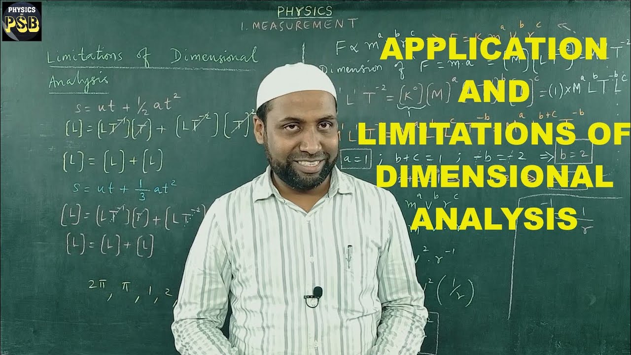 Application And Limitations Of Dimensional Analysis Measurement Application And Limitations Of Dimensional Analysis Measurement