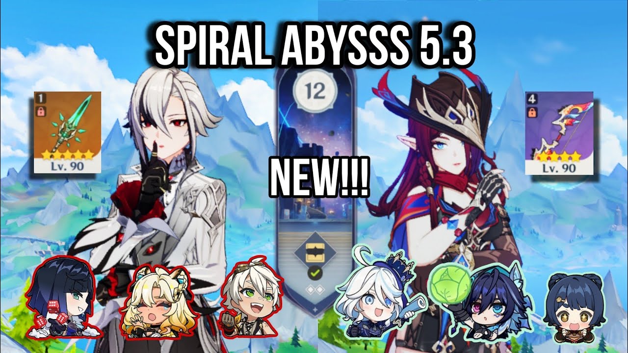 C0 Arlechino Hyper & C0 Chasca OverVape | Spiral Abyss 5.3 | Genshin Impact - YouTube