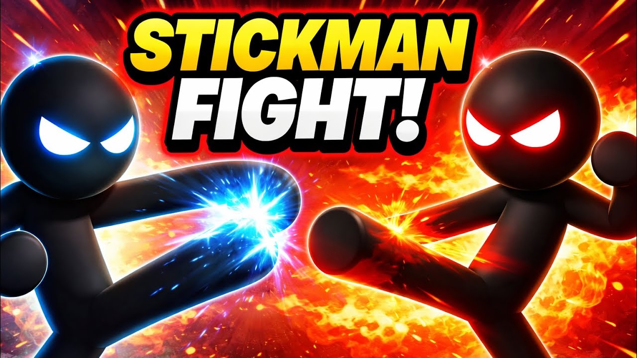 Stickman Fighting Game 🔥 Intense 2 Player Battle | Brother vs Brother ...