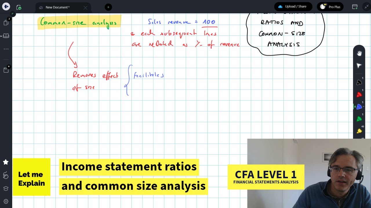 Income statement ratios and common size analysis (for the CFA Level 1 ...