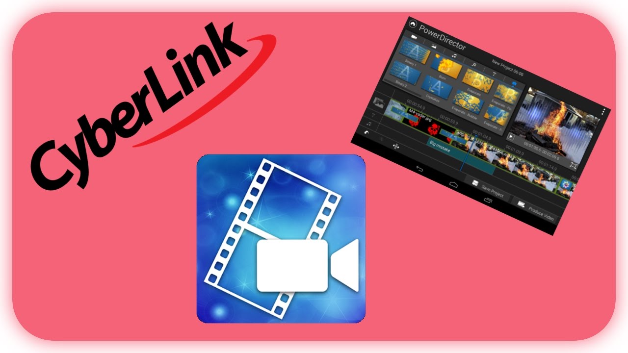 PowerDirector Android App Videos bearbeiten - YouTube