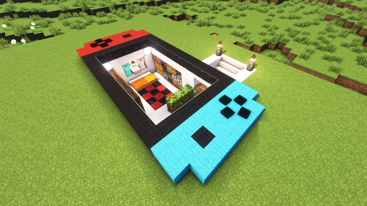 ⛏️ Minecraft Build Tutorial :: 🎮 Nintendo Switch House 🕹️ #minecraft # ...