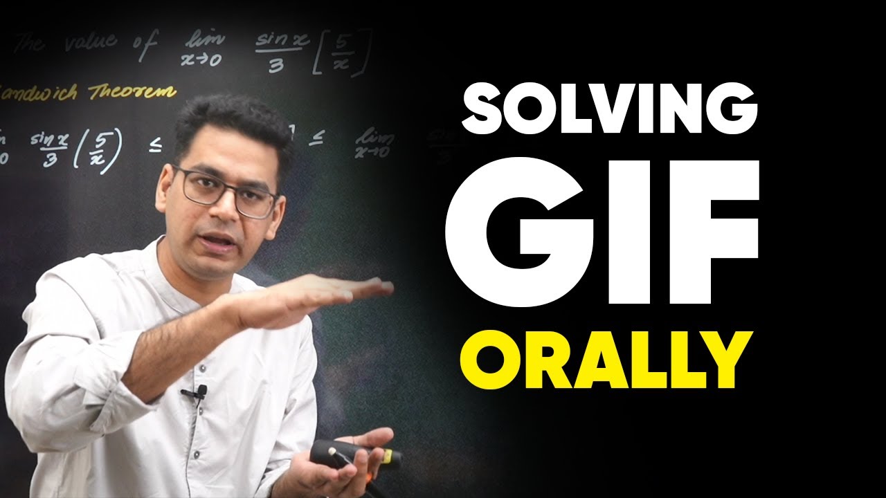 Solving GIF and Infinity Questions Orally | IIT JEE Short Cuts & Tricks ...